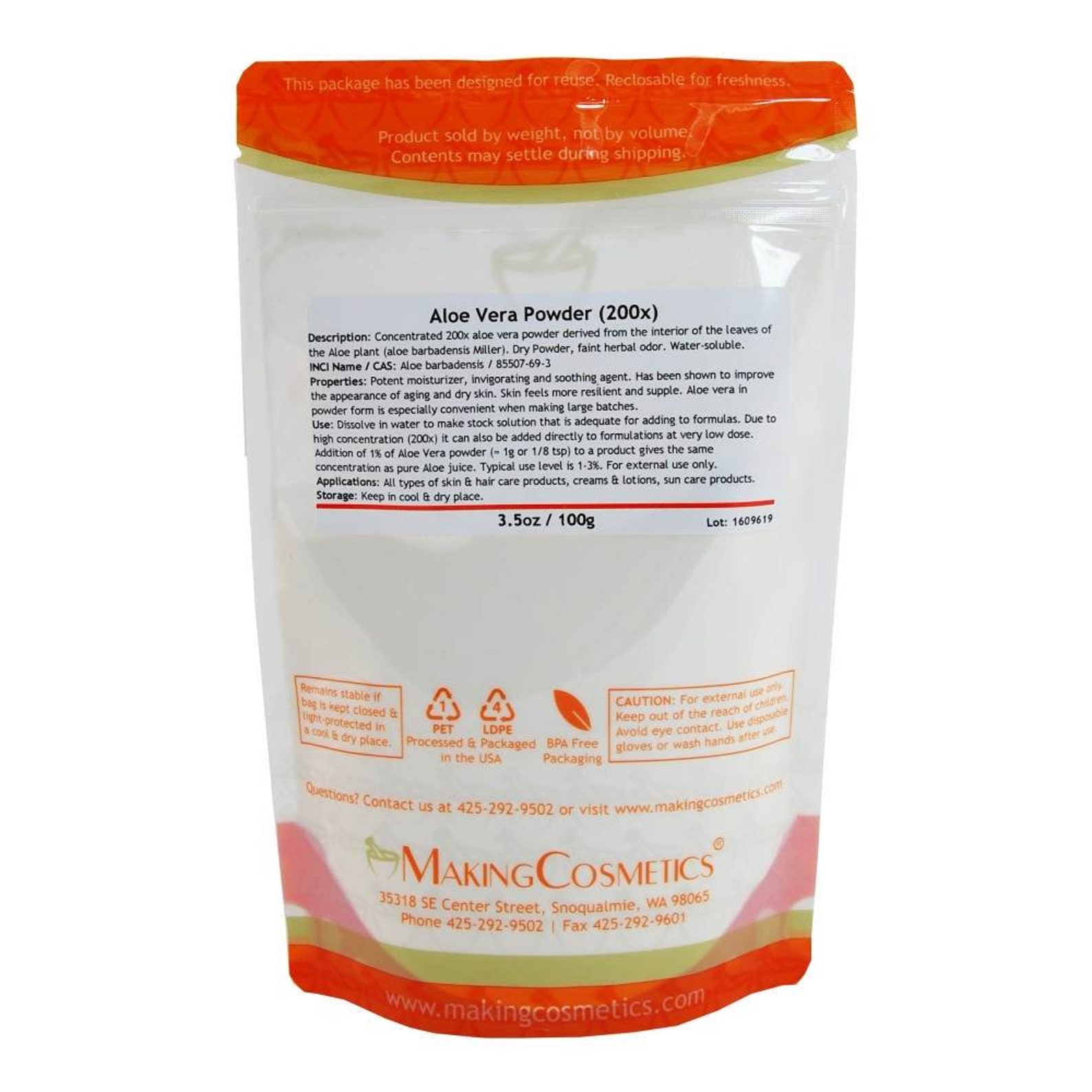 Makingcosmetics Aloe Vera Powder 200x Cosmetic - Etsy