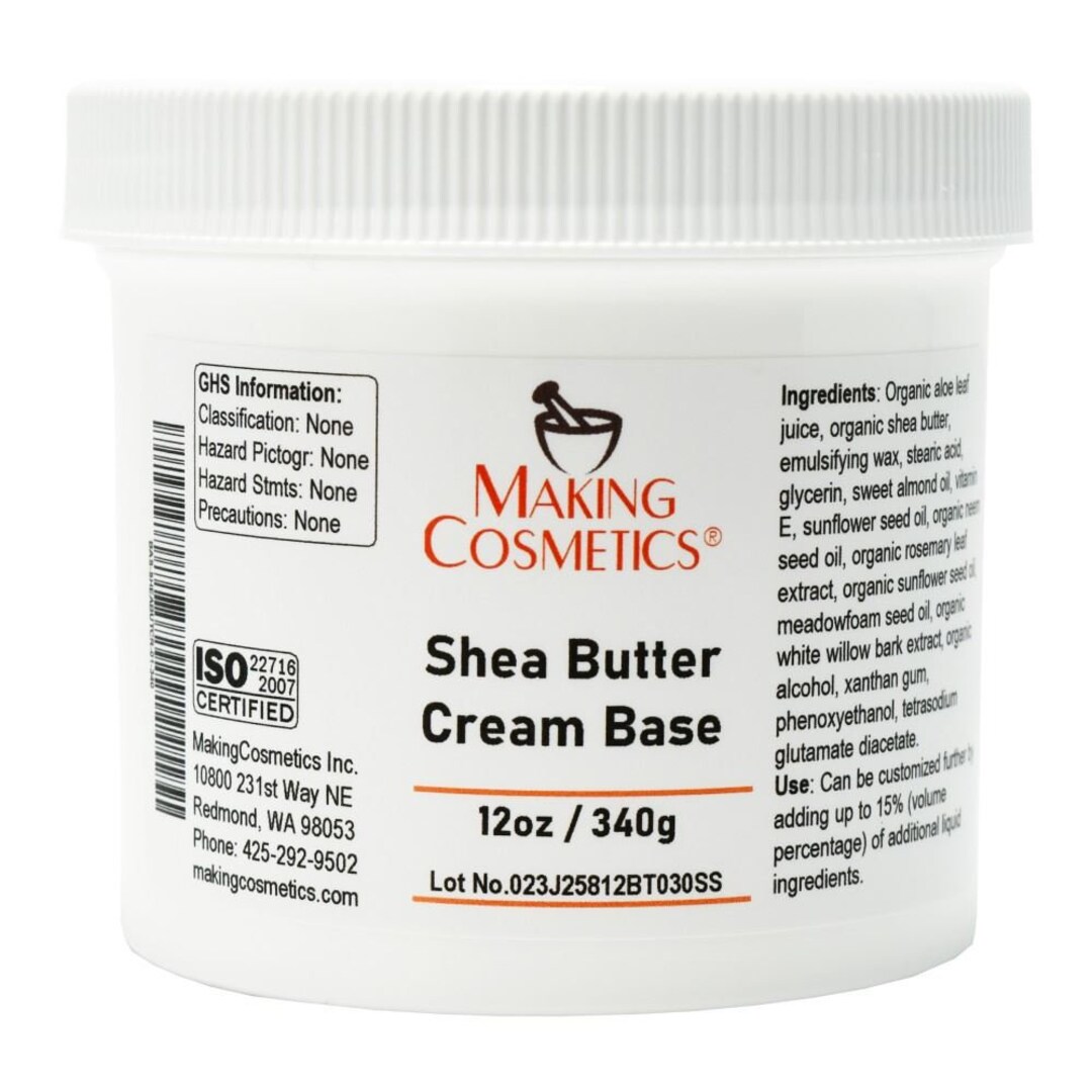 Makingcosmetics - Shea Butter Cream Base - Cosmetic Ingredient - Etsy