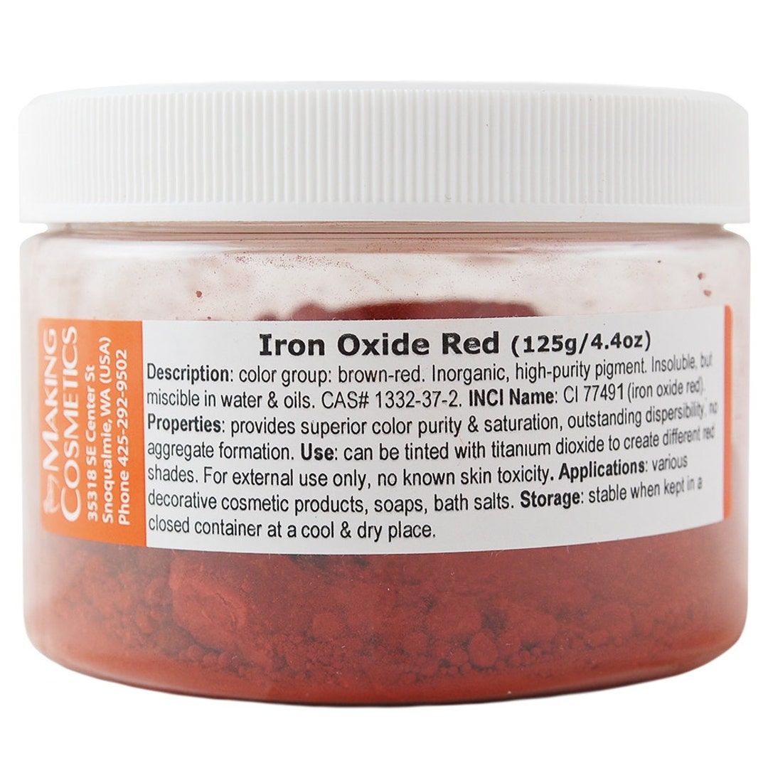 Makingcosmetics - Iron Oxide Red - Cosmetic Ingredient - Etsy