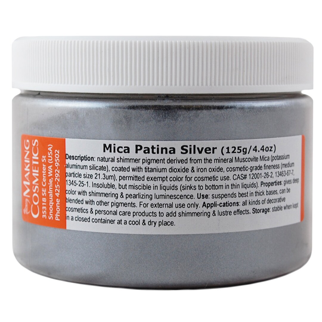 Makingcosmetics - Mica Patina Silver - Cosmetic Ingredient - Etsy