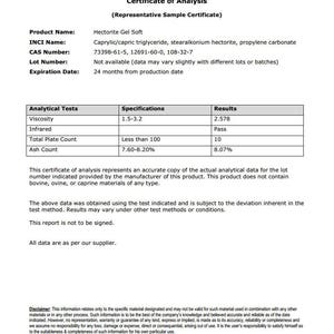 Makingcosmetics - Hectorite Gel SOFT - Cosmetic Ingredient - Etsy