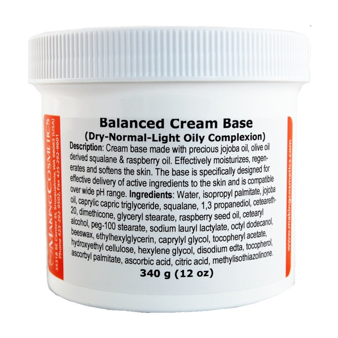 Makingcosmetics - Balanced Cream Base - Cosmetic Ingredient - Etsy
