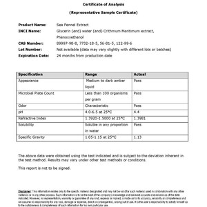 Makingcosmetics - Sea Fennel Extract - Cosmetic Ingredient - Etsy