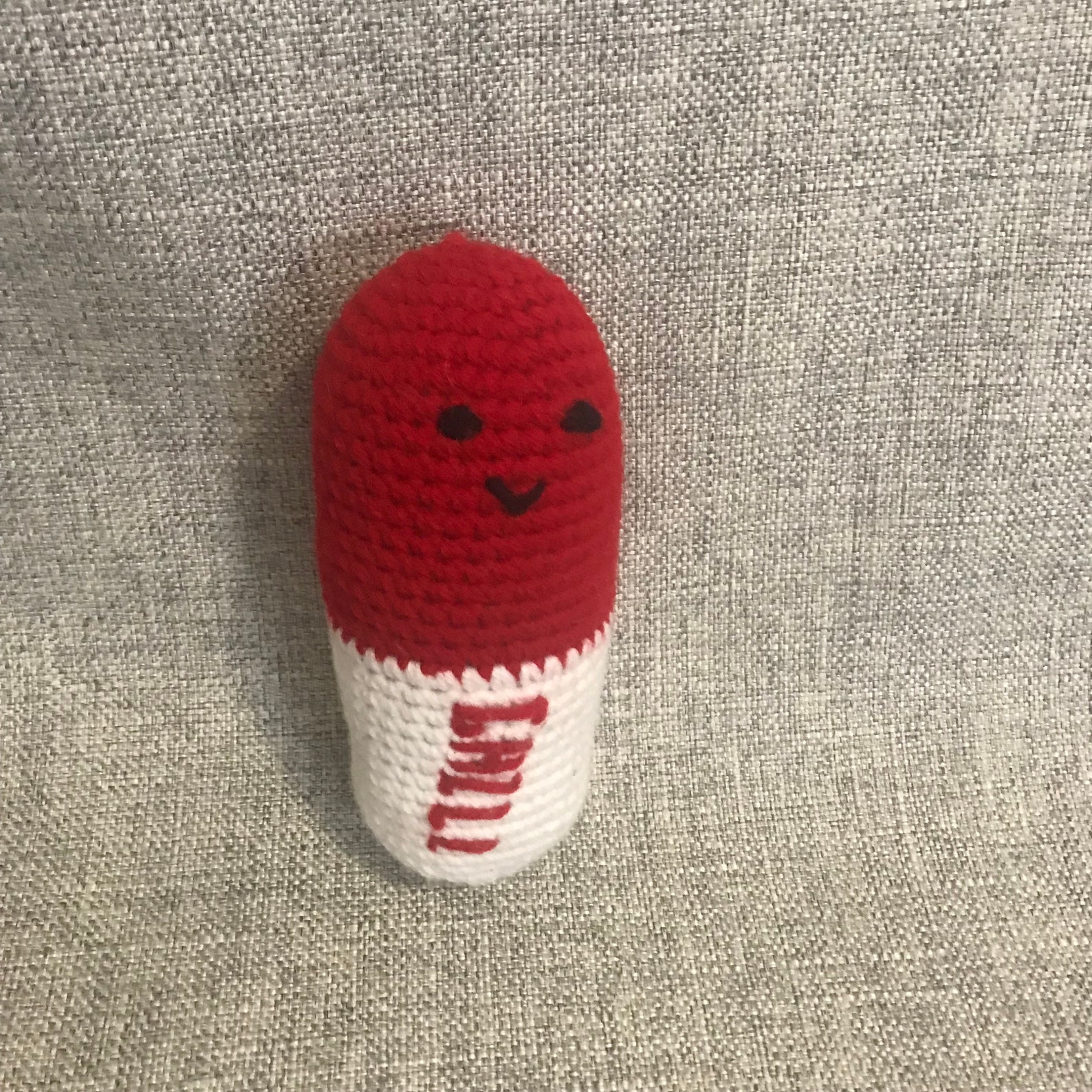 Chill Pill Crochet Plush Toy, Stress Relief Toy - Etsy
