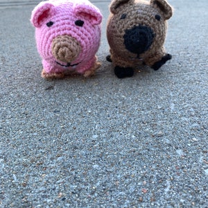 Wombat Amigurumi Plush Animal, Desk Ornament, Amigurumi Stuffy - Etsy