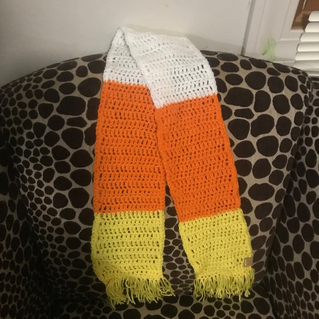 Candy Corn Scarf - Etsy