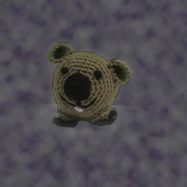 Wombat Amigurumi Plush Animal Desk Ornament Amigurumi Stuffy - Etsy