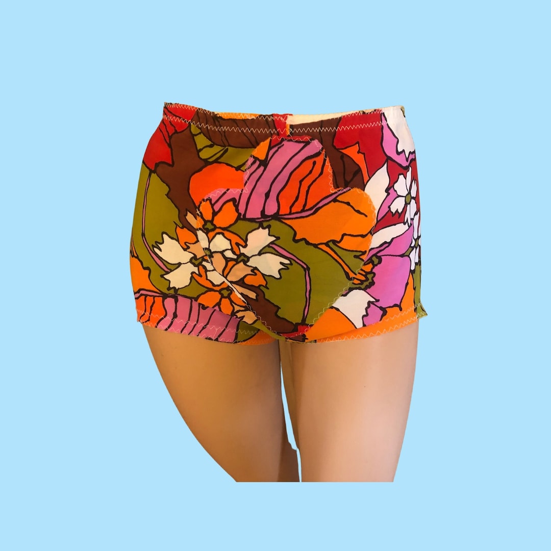 Vintage Handmade Intimates and Panties, Retro Groovy Pattern Panties - Etsy