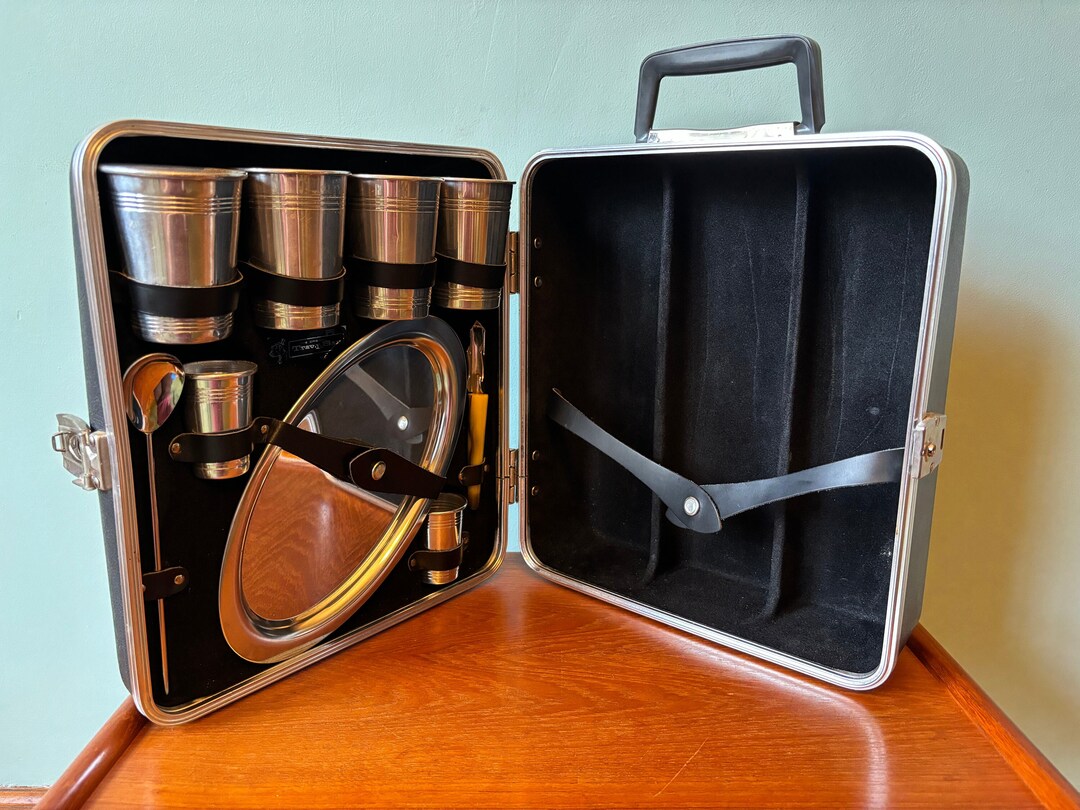 Vintage Travel Bar Kit, Classic Ever-wear Trav-l-bar, Mid Century Retro ...