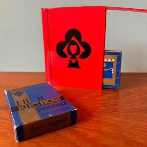 Vintage Plastic Red Club Playing Card Case, Retro Antique Card Case - Etsy