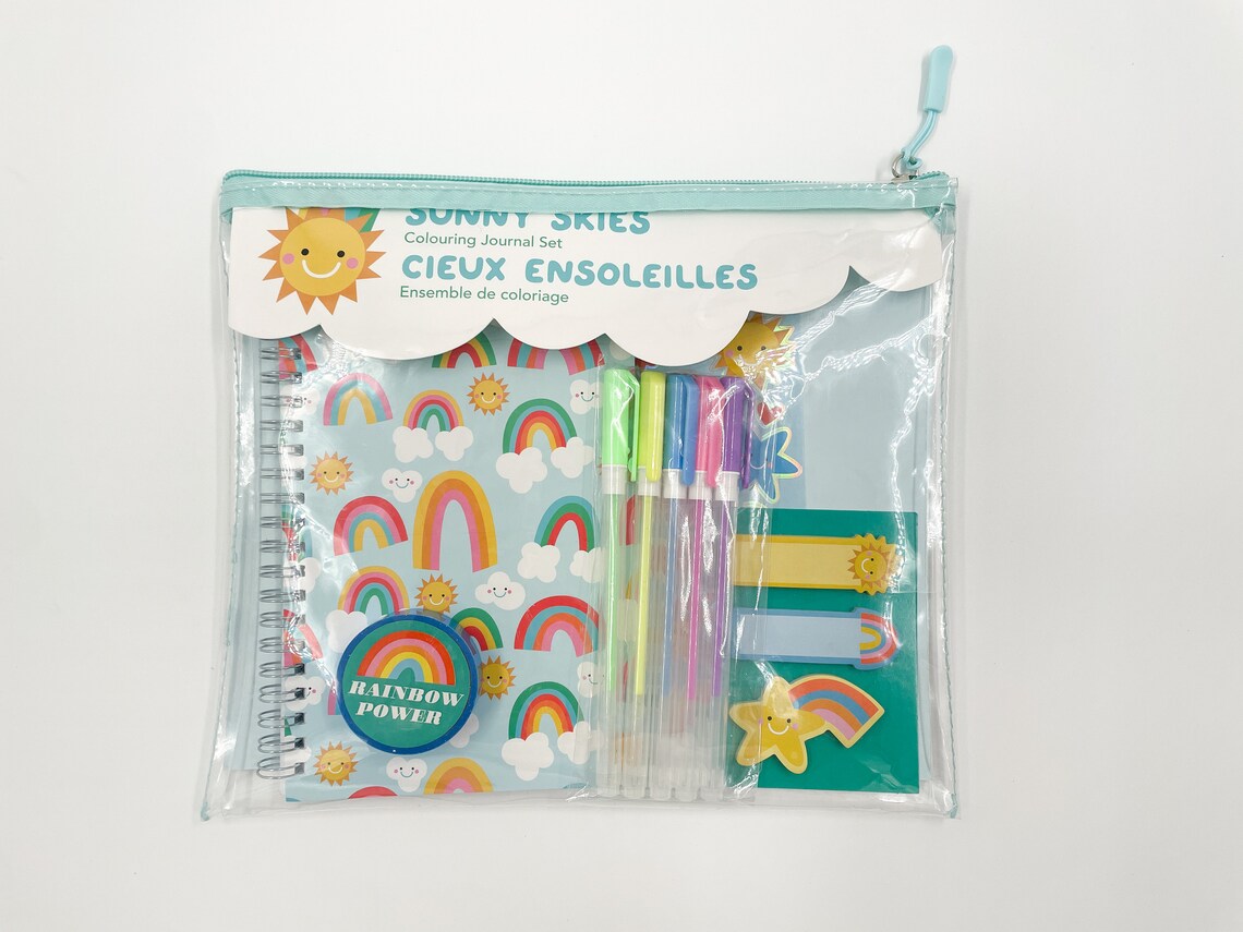 Hobbry Kids Multi Stationery Set RAINBOW - Etsy