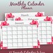 12 Month Calendar Planner-undated - Etsy