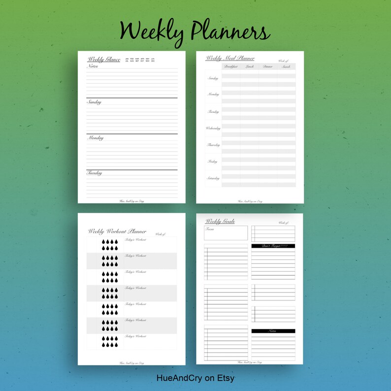 Ultimate Life Planner- Minimalist, A4, A5, US Letter - Etsy
