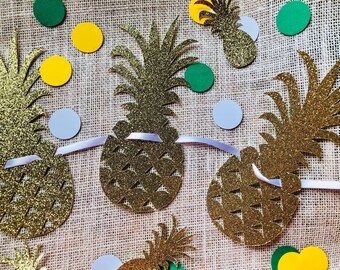 Pineapple Banner Pineapple Party Decor Printable Pineapple