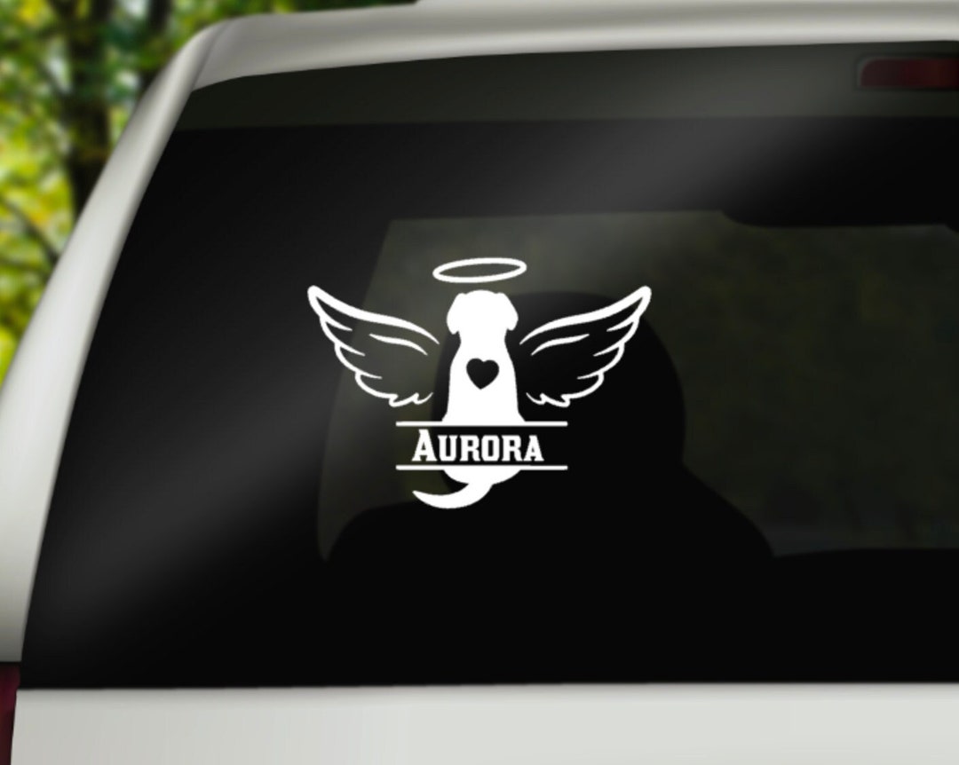 Lab, Dog Memorial Vinyl Decal, Dog Decal, Memorial Sticker, Memorial ...
