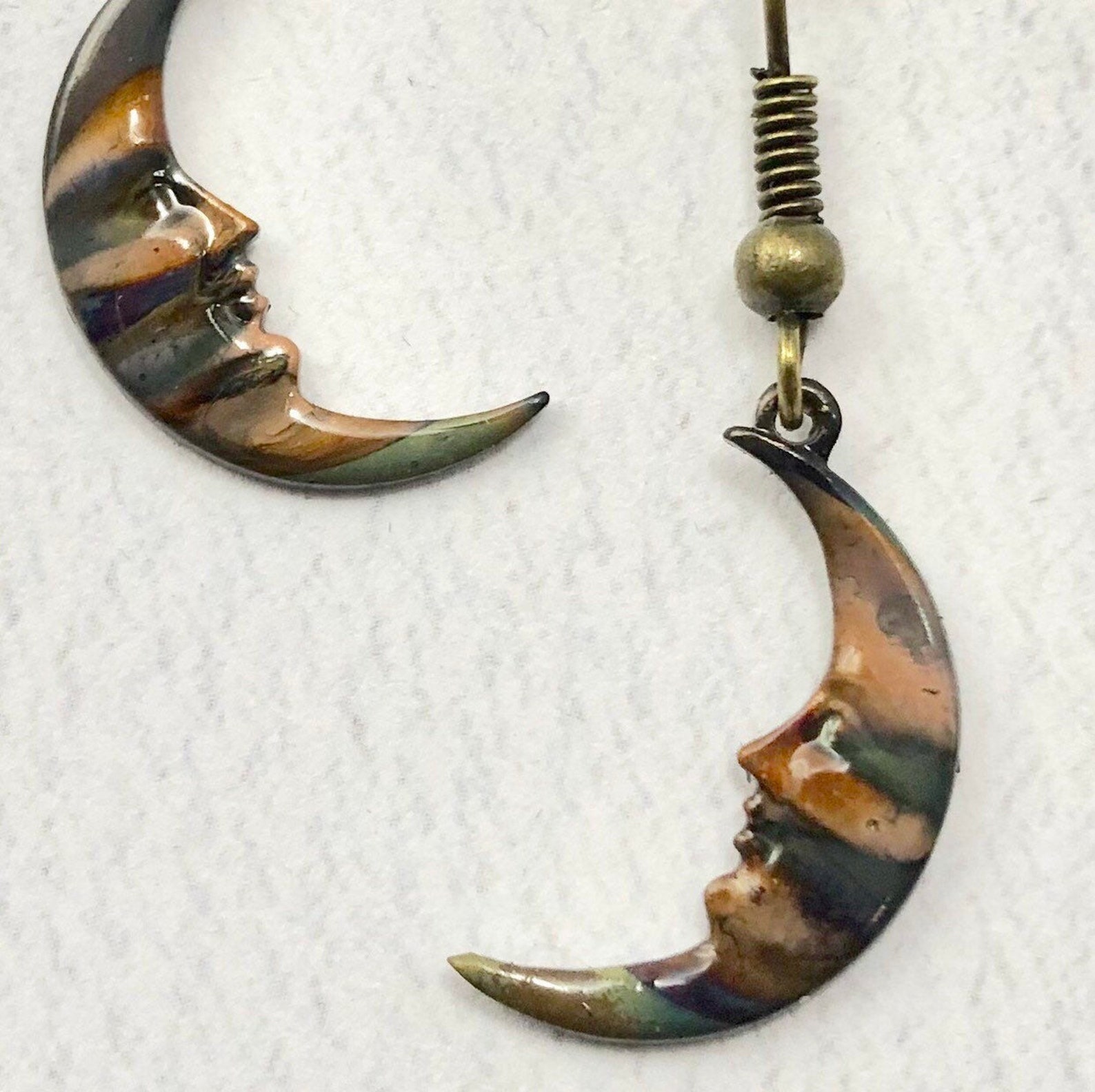 Moon Earrings - Crescent Moon Earrings - Moon Jewelry - Lunar Earrings ...