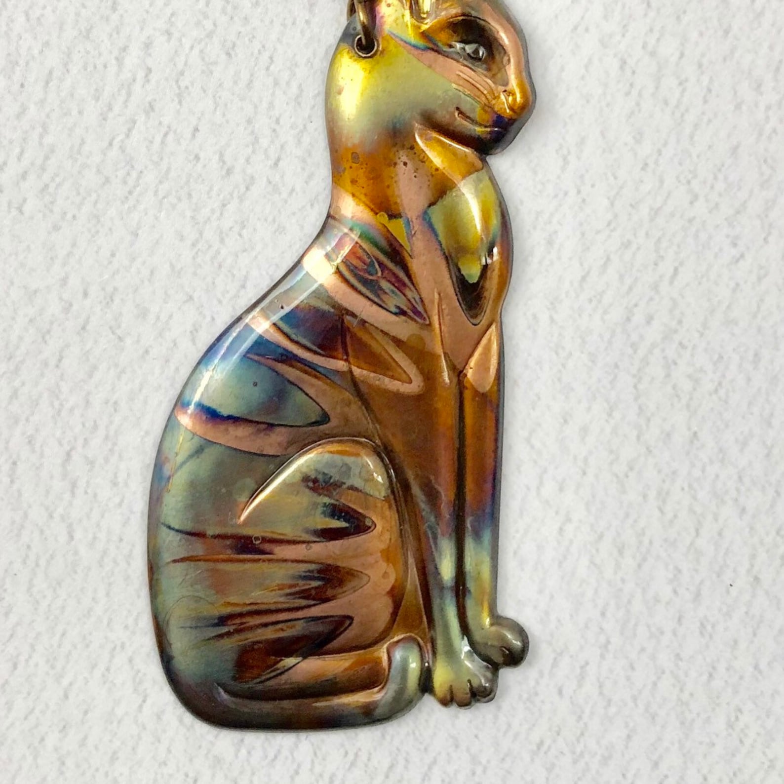 Cat Pin Copper Cat Pin Cat Lovers Gift Cats Jewelry | Etsy