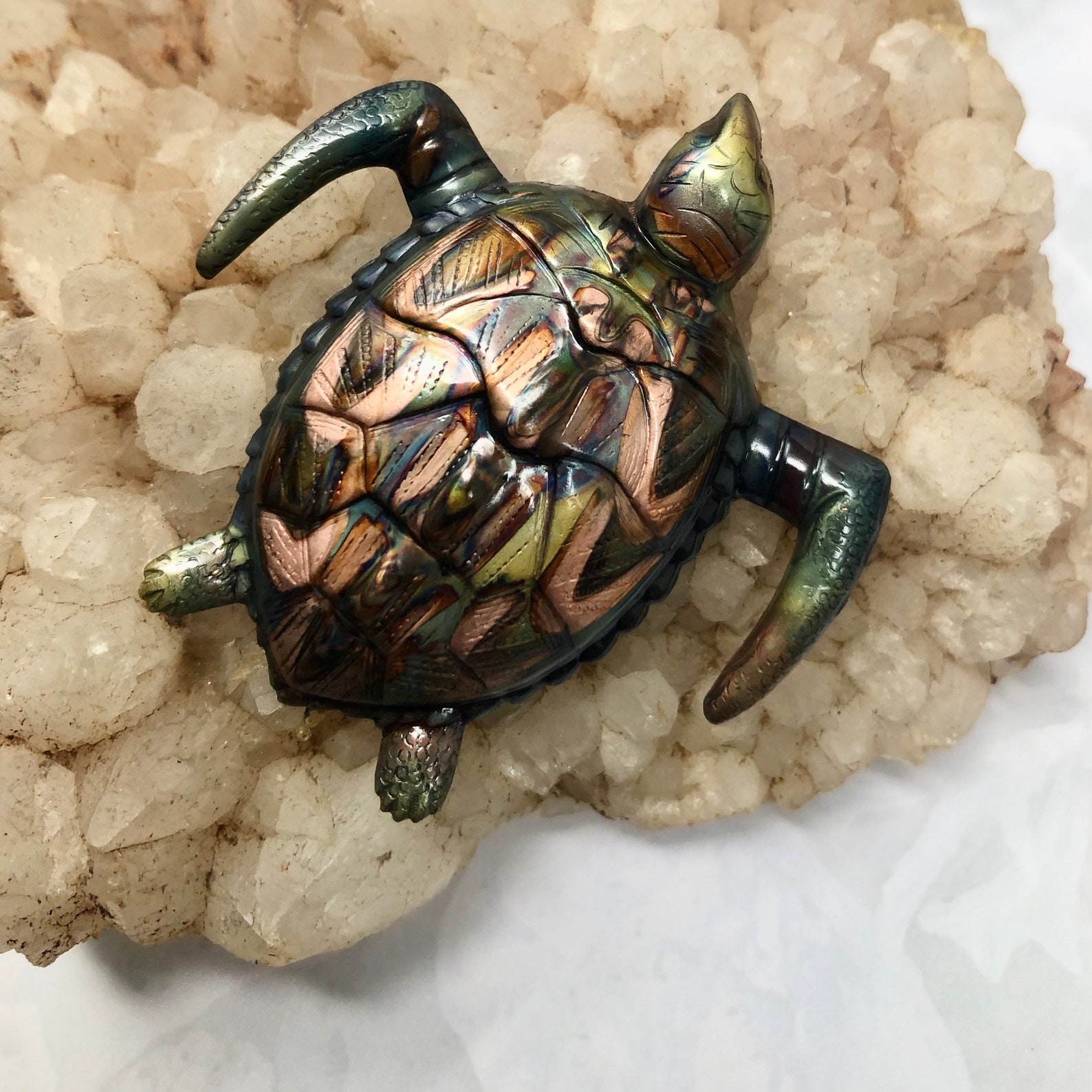 Sea Turtle Pin Turtle Pin Copper Jewelry Turtle Jewelry - Etsy