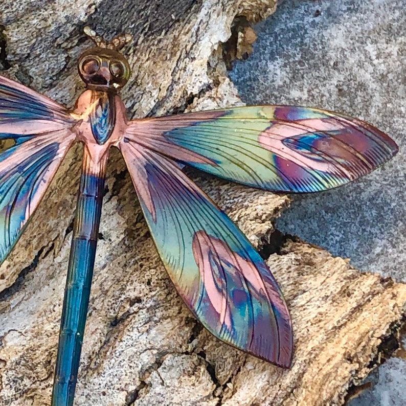 Dragonfly Pin Copper Dragonfly Pin Dragon Fly Jewelry - Etsy
