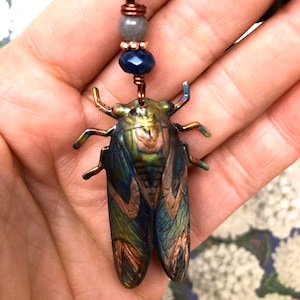 Cicada Necklace - Copper Cicada Pendant - Brood X Cicada Jewelry ...