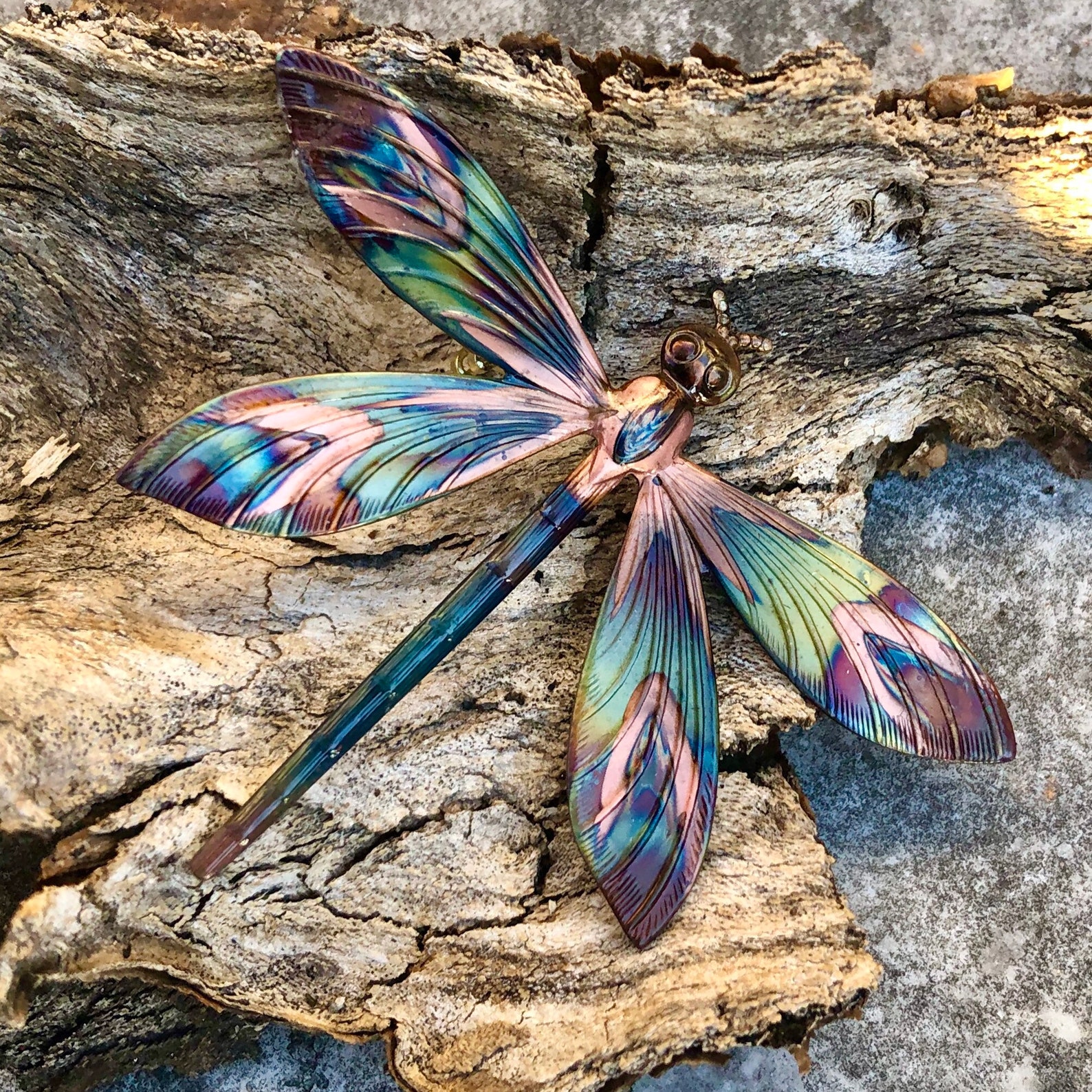 Dragonfly Pin Copper Dragonfly Pin Dragon Fly Jewelry - Etsy