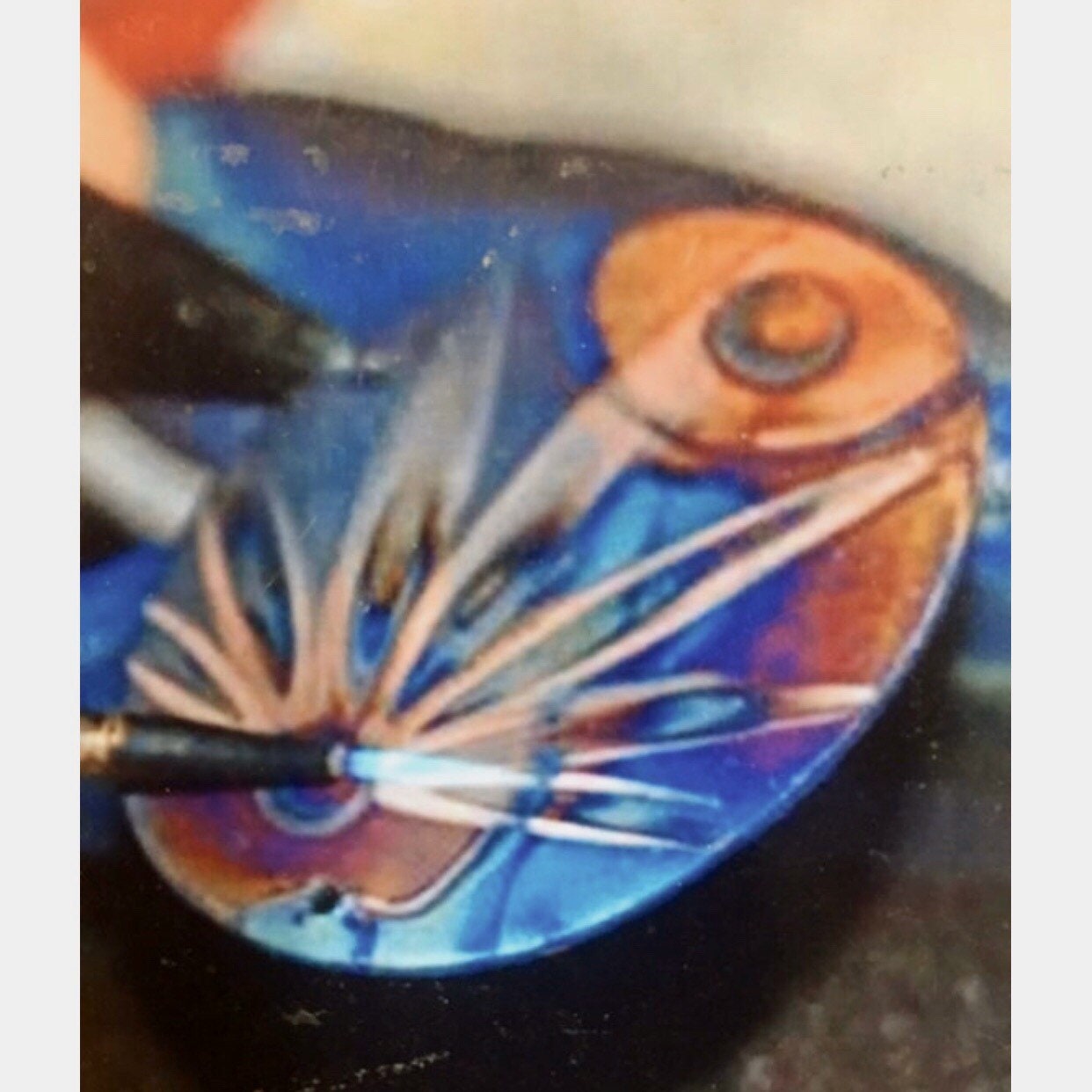 Peace Symbol Earrings Copper Peace Sign Earrings Peace - Etsy.de