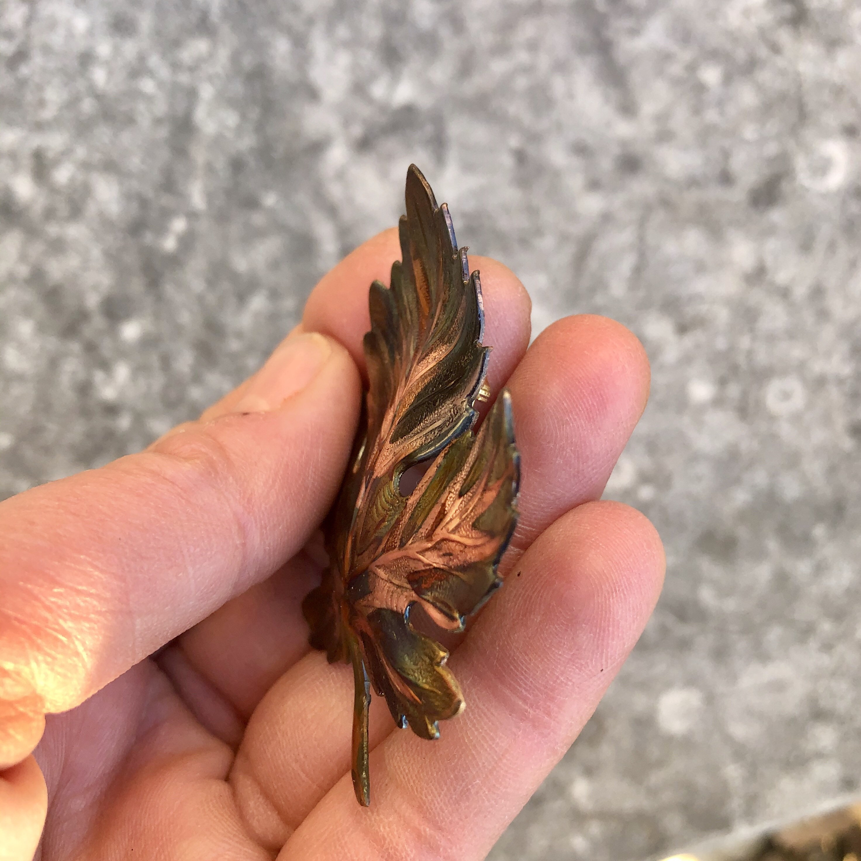 Maple Leaf Pin - Copper Leaf Pin - Leaf Jewelry - Maple Leaves ...