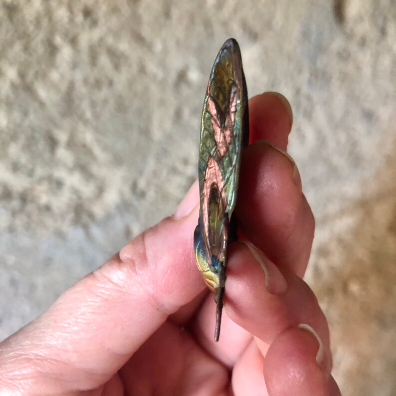 Cicada Pin - Copper Cicada Brooch - Brood X Cicada Jewelry - Brood X ...