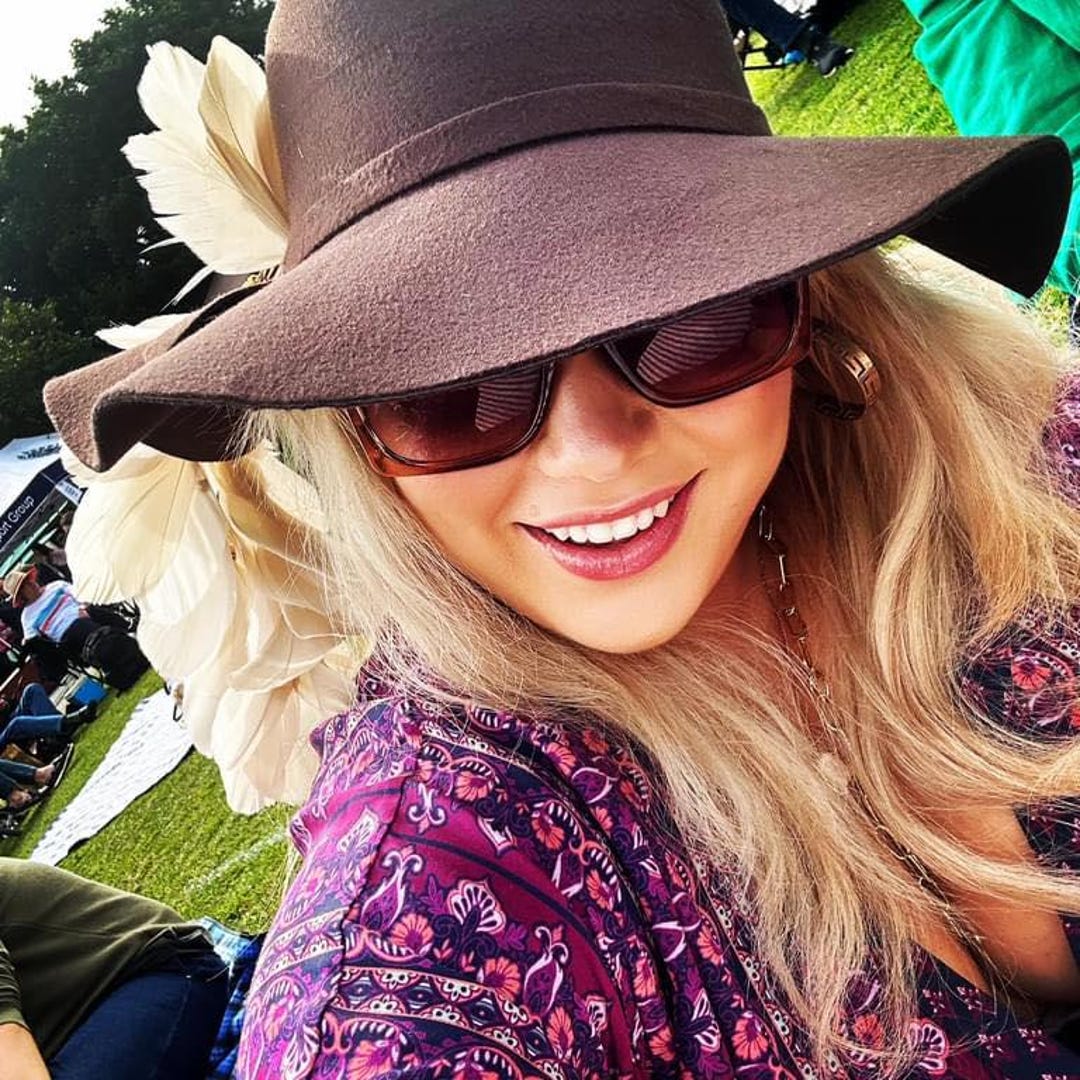 Brown Felt Floppy Hat With Beige Feathers Boho Festival Feather Hat ...