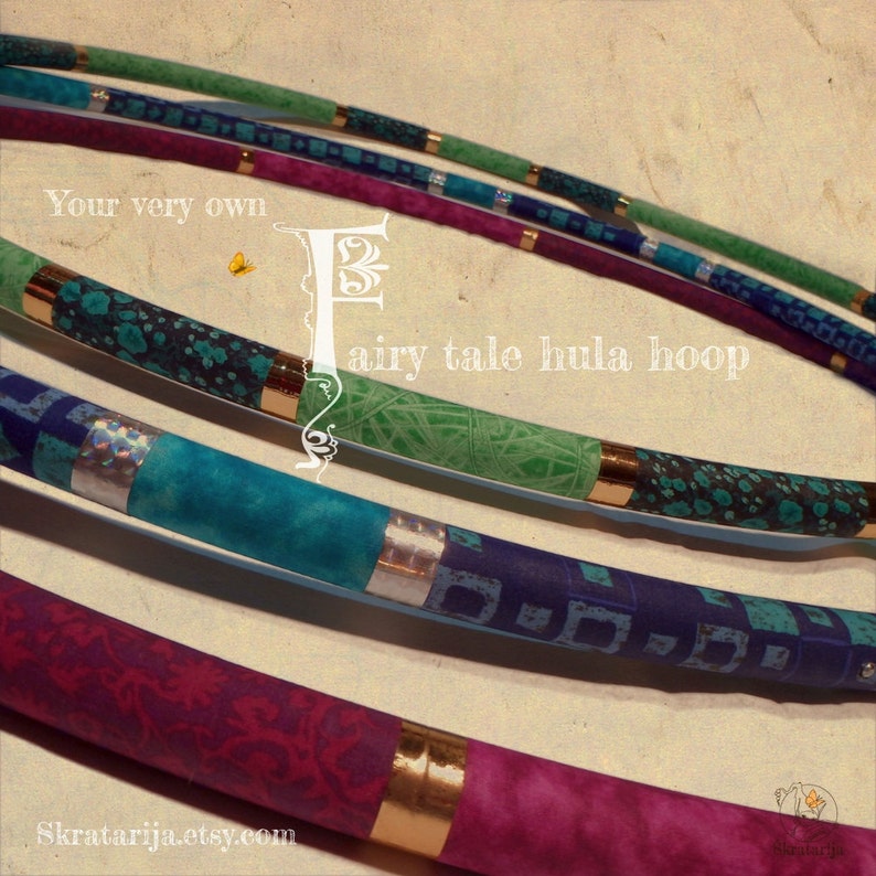 CUSTOM Hoop: PE Beginner Fabric Hula Hoop for Adults, Fitness Hula Hoop ...