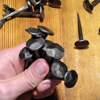 Handmade Wrought Iron Nails.forged Nails .door Hardware.sets of 10 /20 ...