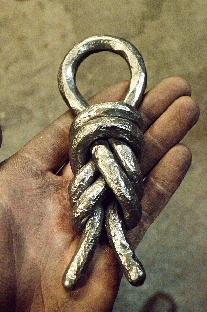 Blacksmith Made Forever Knot Keepsake / Hand Forged 6th or 11th ...