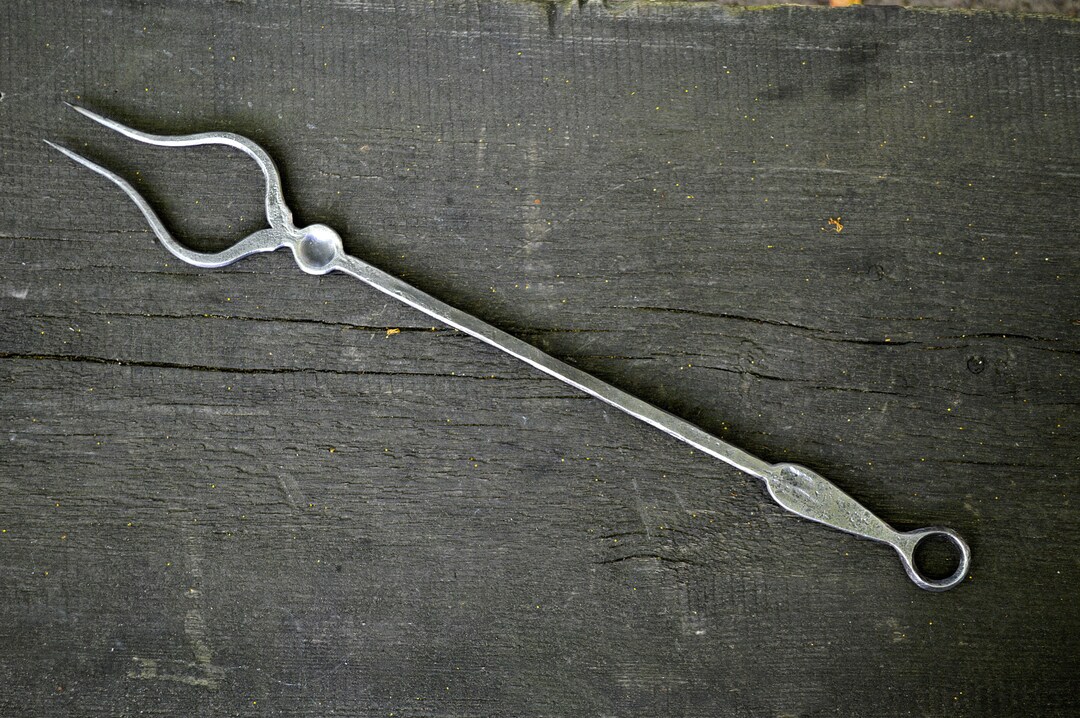 Blacksmith Made BBQ Roasting Fork / Hand Forged Roasting Stick ...