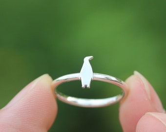 Penguin ring | Etsy