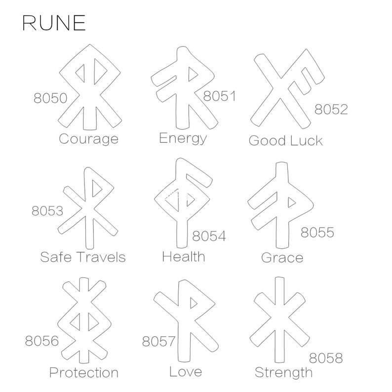 Bind Rune necklace925 sterling silverEnergy runeSafe | Etsy