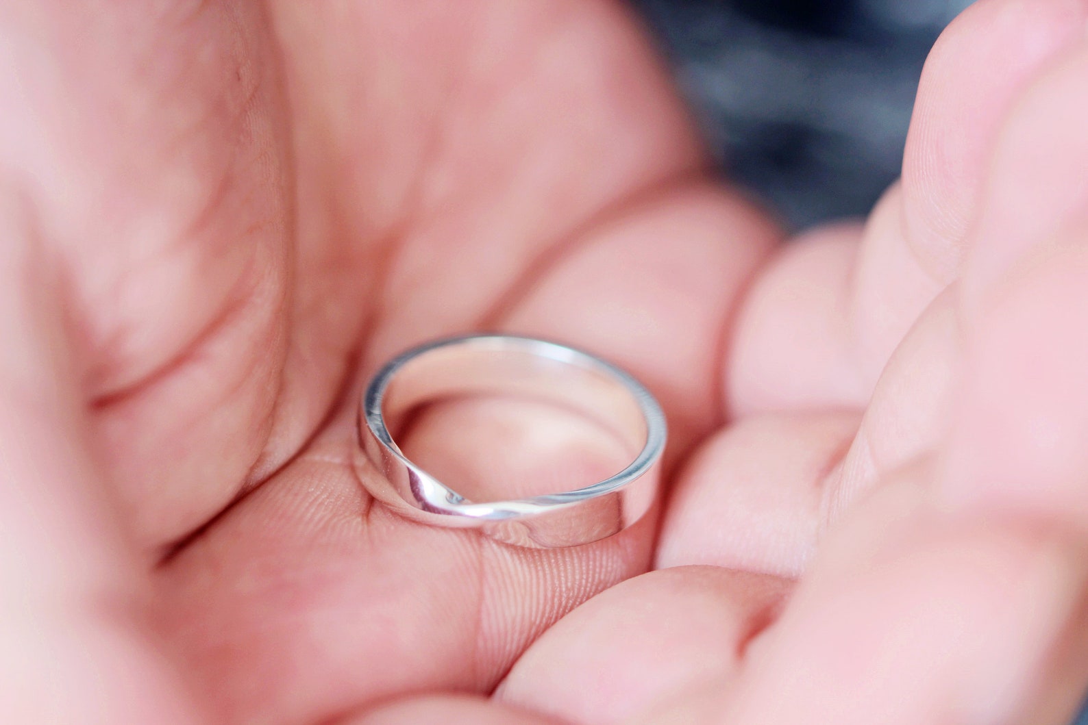 925 Sterling Silver Mobius Strip Ring Silver Twist Ring Mobius - Etsy