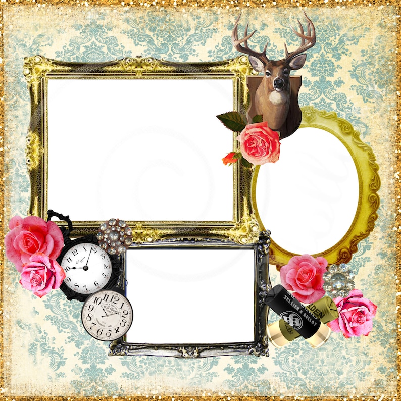 Digital Scrapbook Quick Page Digital Template Layout Digital - Etsy