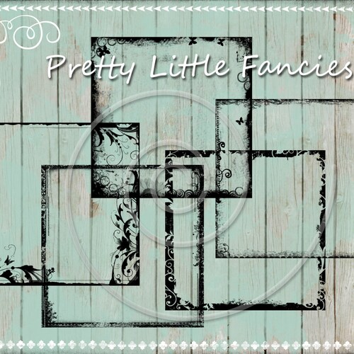 SILVER Confetti Overlays 6 Transparent PNG 6 White and | Etsy