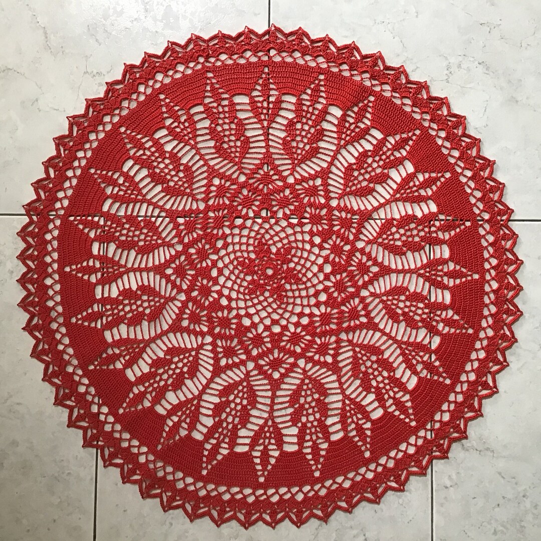 Beautiful Very Fine Crochet Table Center / Doily. - Etsy