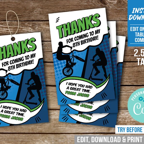 Bike Party Favor - Etsy