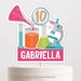 Science Birthday Cake Topper, Printable Girl Science Cake Topper ...