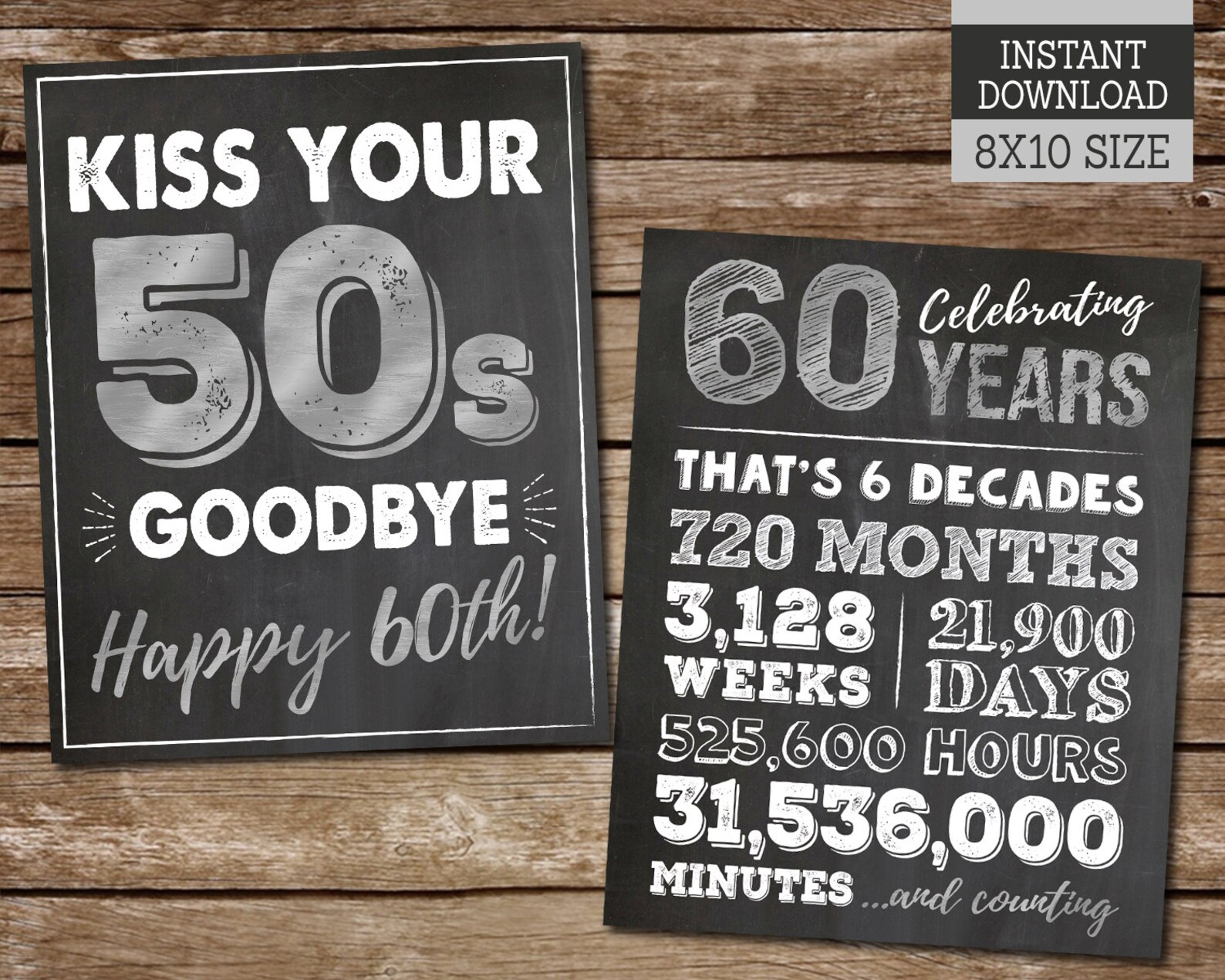 Kiss Your 50s Goodbye 60 Aged to Perfection Happy 60th - Etsy