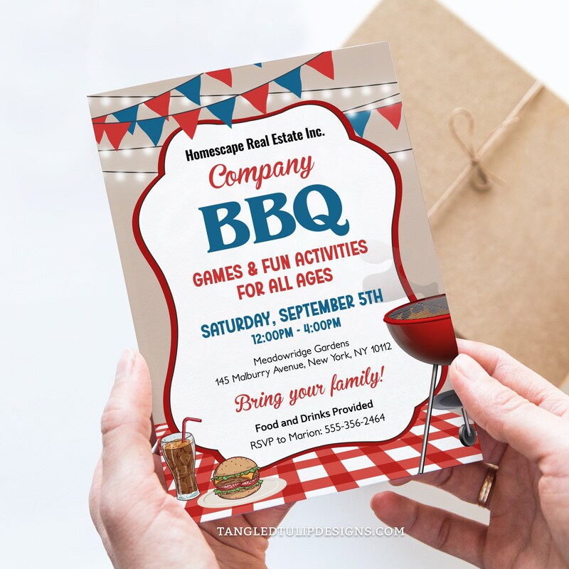 Bbq Invitation - Etsy