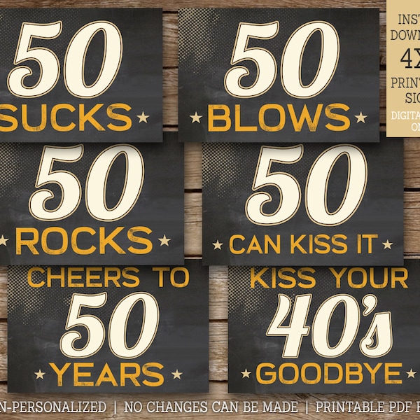 Kiss Your 40s Goodbye Printable - Etsy