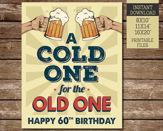 Vintage Happy Birthday Sign