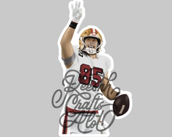 Deebo Samuel Griddy Glossy Sticker 3, Water Resistant Laptop and Phone ...