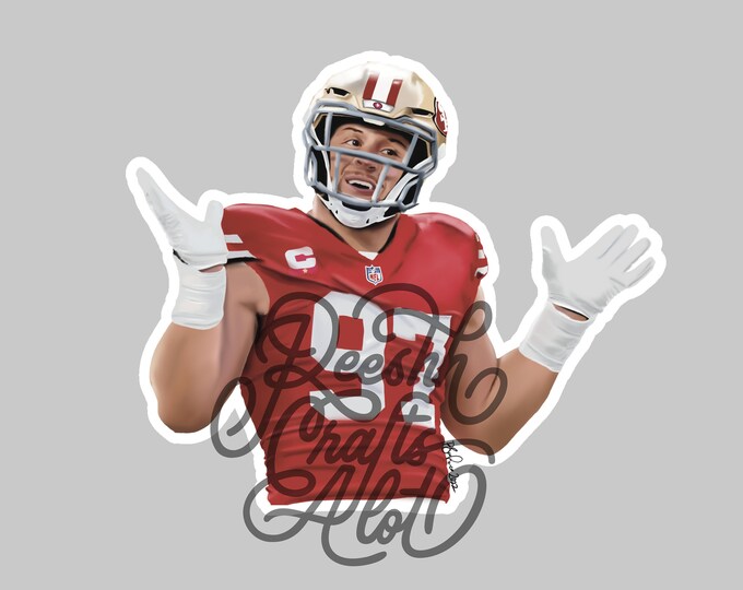 Nick Bosa Waterproof Sticker San Francisco 49ers - Etsy