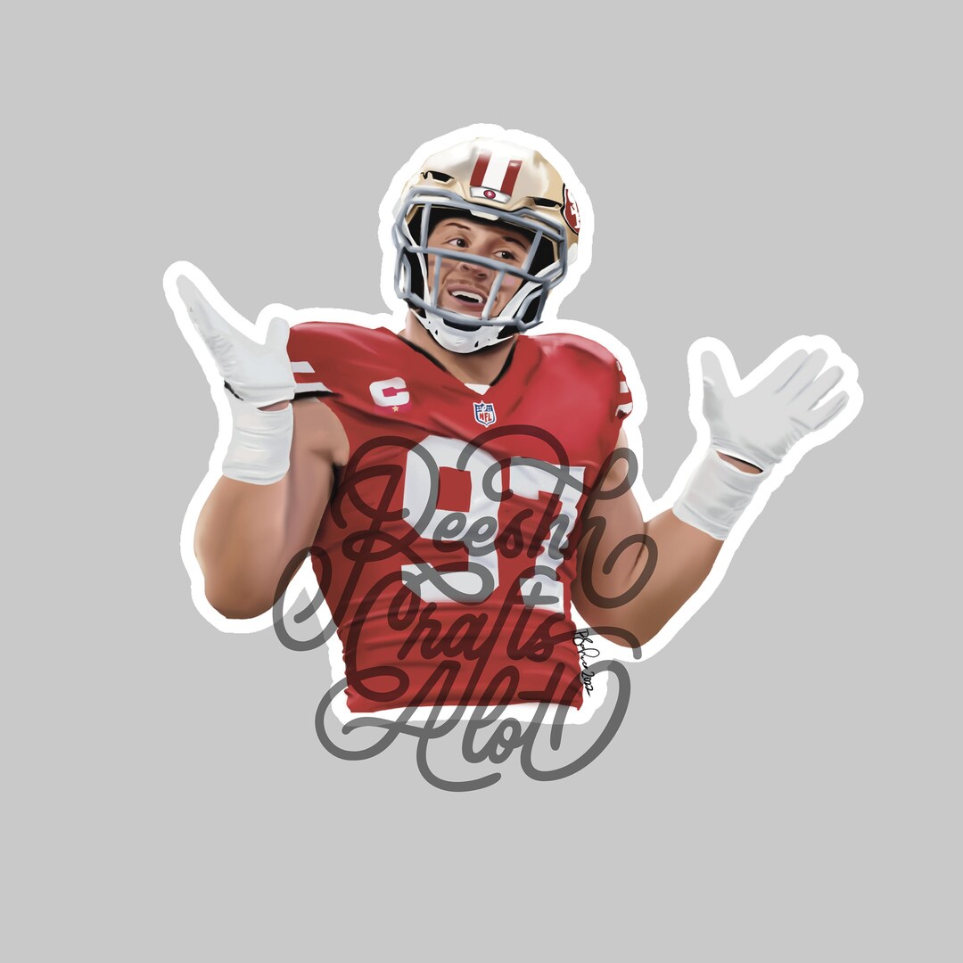 Nick Bosa Waterproof Sticker - San Francisco 49ers - Etsy
