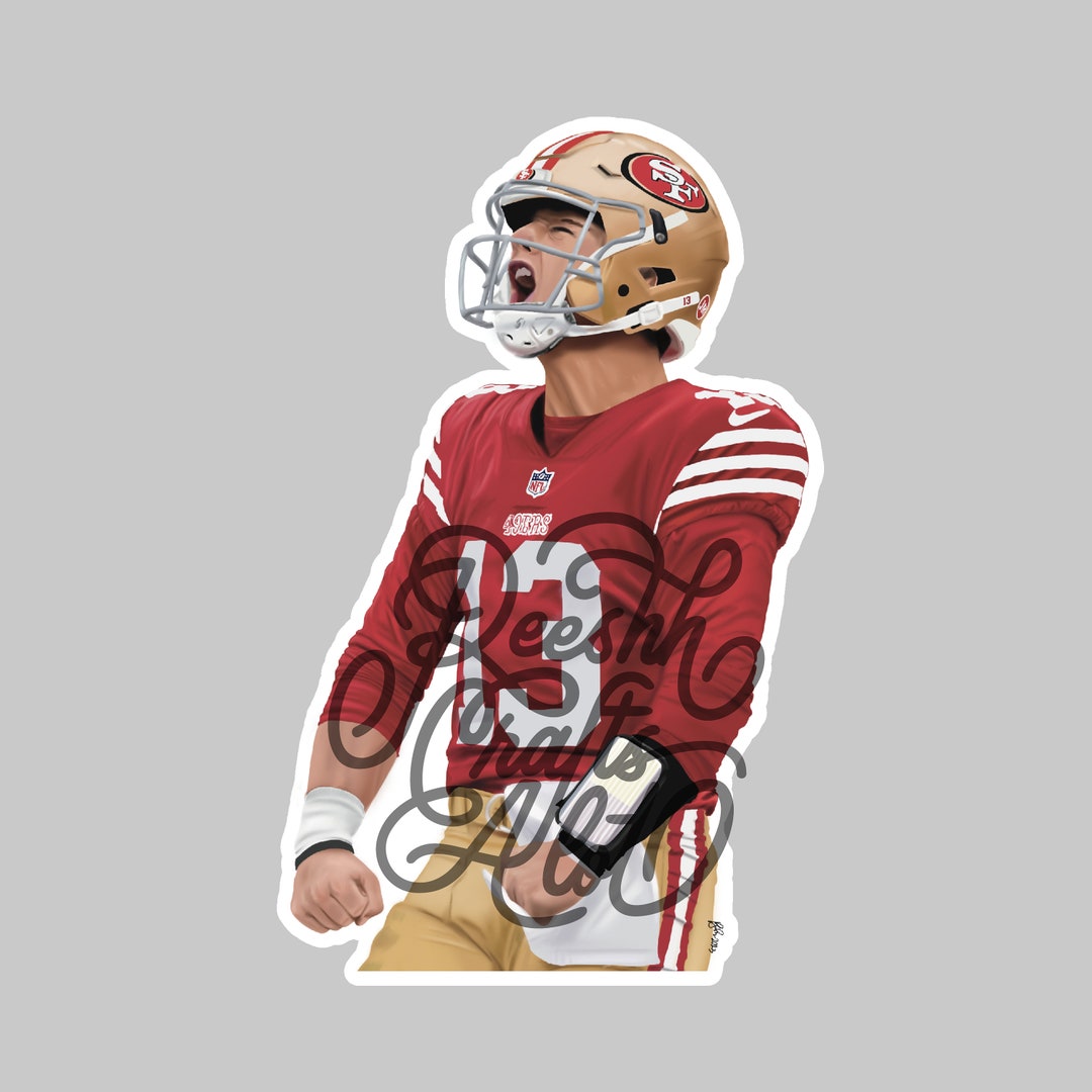 Brock Purdy Waterproof Sticker - San Francisco 49ers - Etsy