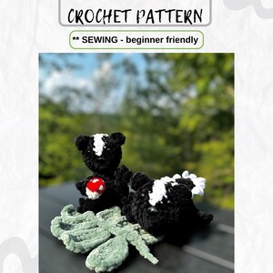 Skunk Crochet Pattern - Including Both No Sew AND Sewing Patterns - Etsy